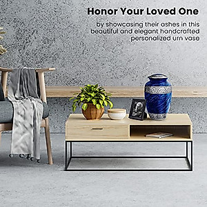 SmartChoice Urn for Human Ashes Adult Memorial urn Funeral Cremation Urns Large Burial Urns for Ashes (Adult Cremation Urn)