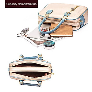 Montana West Purses and Handbags for Women Top Handle Satchel Tote Bag with 2 Compartments, Crossbody Strap MBB-MWC-041NY