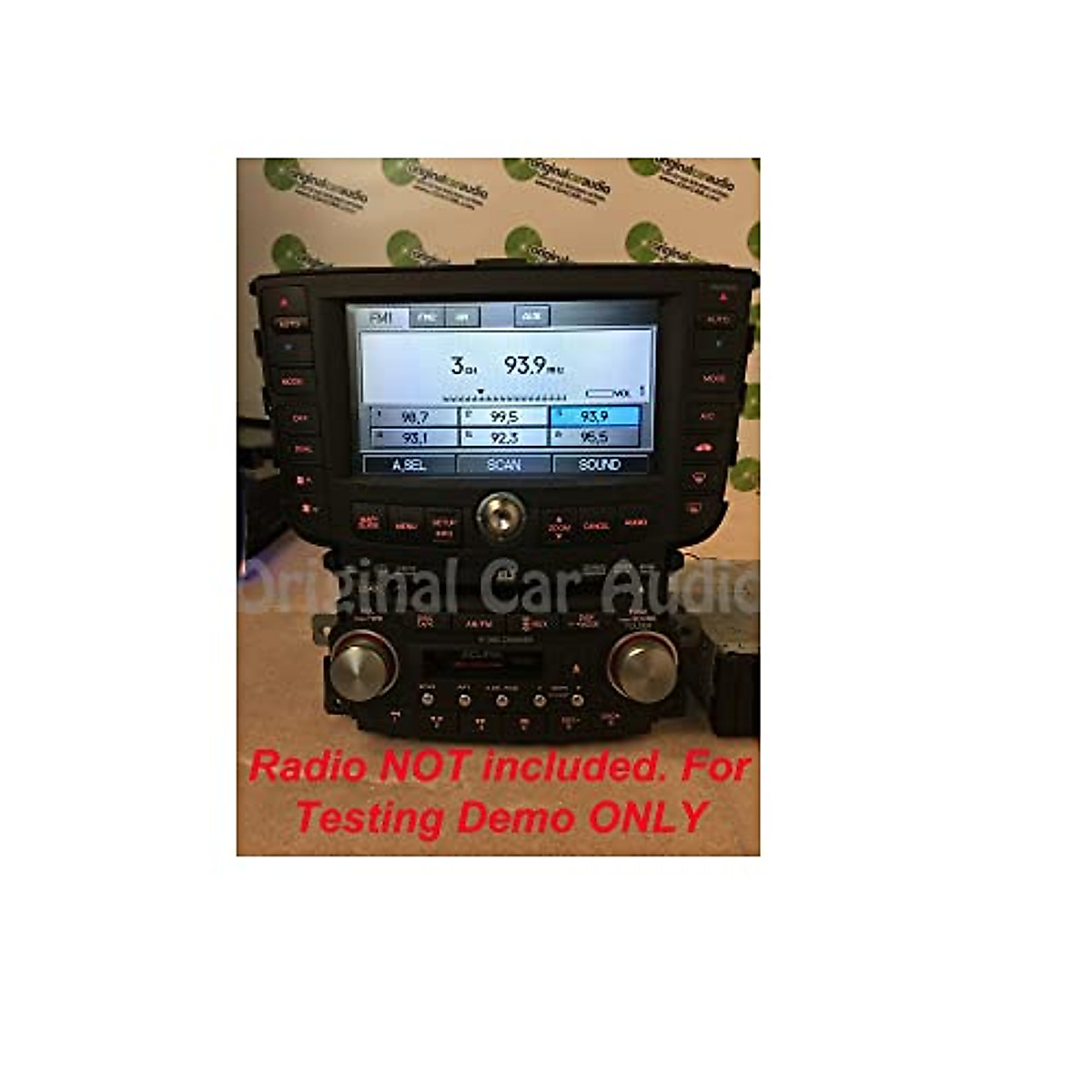 Original Car Audio Ac155U GPS Navigation LCD Display Screen Monitor Compatible with/Replacement for TL S - Type 2007 - 2008 39050-SEP-A6, 39050-SEP-A600, 39050SEPA6ZA, 39050-SEP-S6, 594-00664