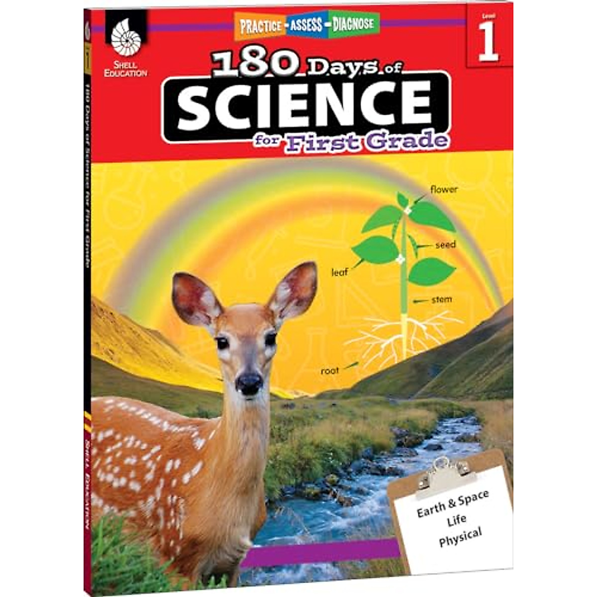 180 Days™: Science, Earth and Space Science for 1st Grade Practice Workbook for Classroom and Home, Cool and Fun Practice Created by Teachers (180 Days of Practice)