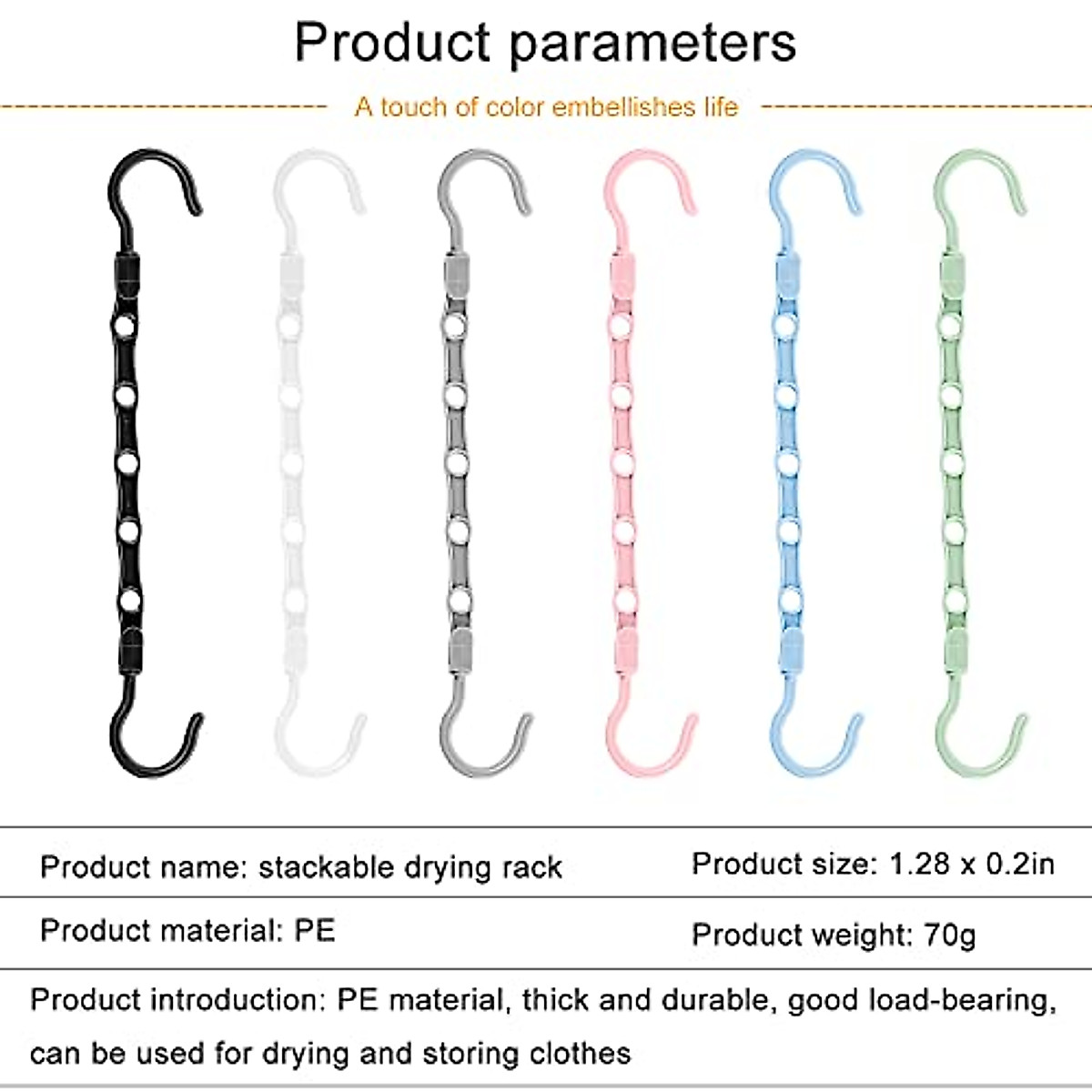 Closet Organizers and Storage,12 Pack Sturdy Closet Organizer,Upgraded Closet Storage Space Saving Hangers,College Dorm Room Essentials,Multi Collapsible Hangers for Heavy Clothes, Shirts, Pants