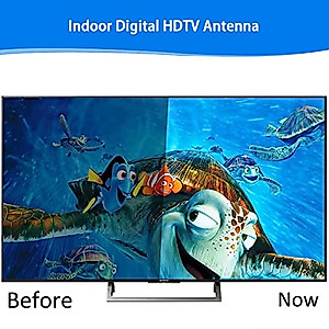 TV Antenna - Amplified HD tv Antenna for Smart tv Sling hd Antenna 300 Miles Long Range - Support 4K 1080p Indoor HDTV Local Channels