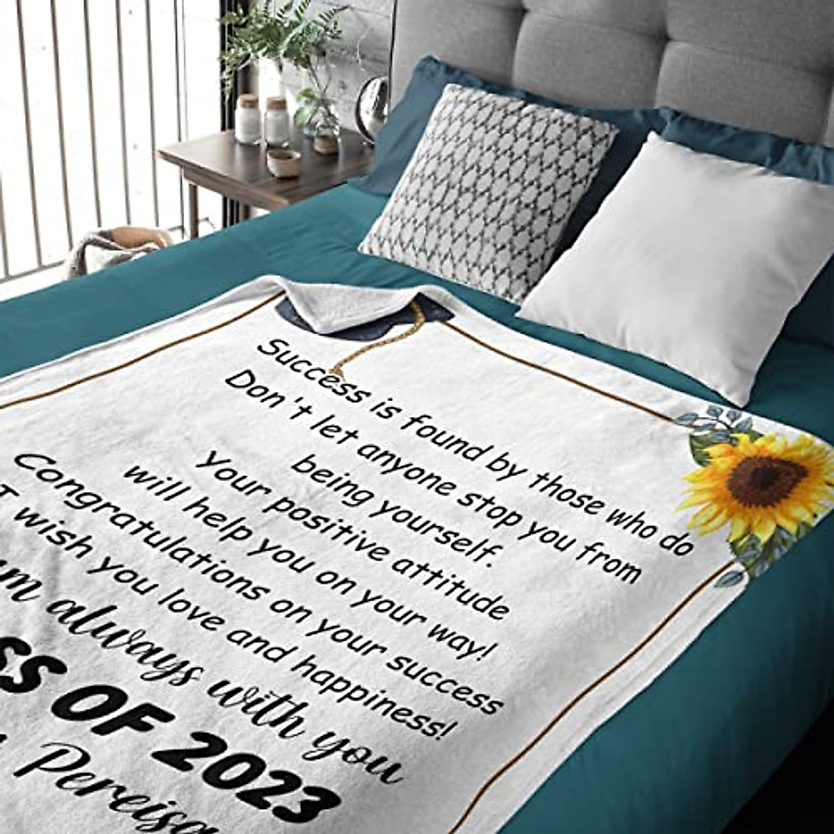 2023 Graduation Personalized Baby Blankets with Names Gift for Newborn,Custom Baby Girls Blanket Birthday Gift Baby Shower Swaddle Blanket