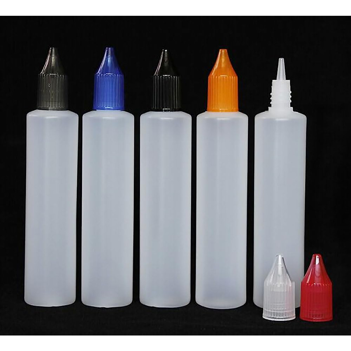 10 Pieces 50ml Unicorn Dropper Bottles Liquid Ink Bottles with Child Proof Caps