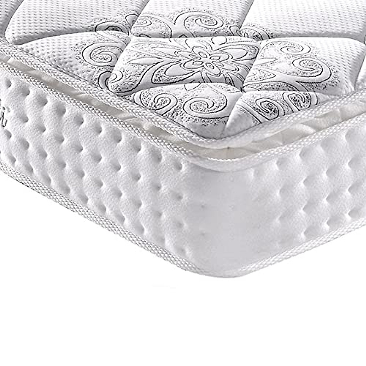 Vesgantti 10 Inch Multilayer Hybrid Twin Mattress - Multiple Sizes & Styles Available, Ergonomic Design with Memory Foam and Pocket Spring/Medium Plush Feel