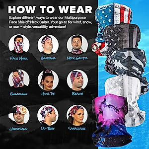 S A Company UV Protection Face Shield | Single UV 30+ Multipurpose Neck Gaiter for Adults (Solid Green)