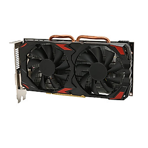 Sanpyl RX 580 Gaming Graphics Card, 8GB GDDR5 256 Bit Video Game Graphics Card, PCI Express 3.0x16, Computer GPU PC Video Cards with Dual Fan Cooling Fan, 3*DisplayPort, DVI