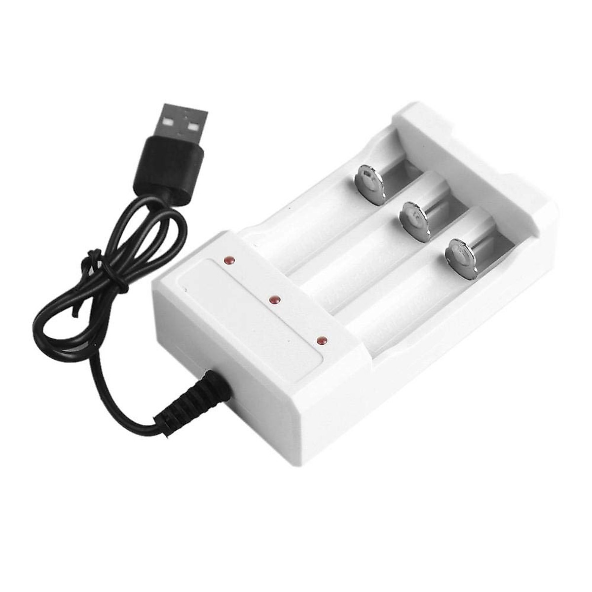 Pulabo USB 3 Slots Universal Battery Charger for Rechargeable AA/AAA Batteries SuperioraEuro,Quality & Creative Affordable, OneSize