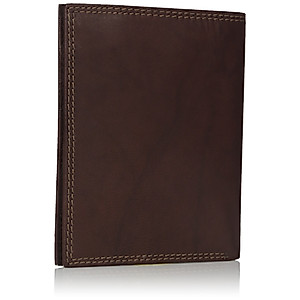 Buxton Men's Hunt Credit Card Folio, Brown, One Size