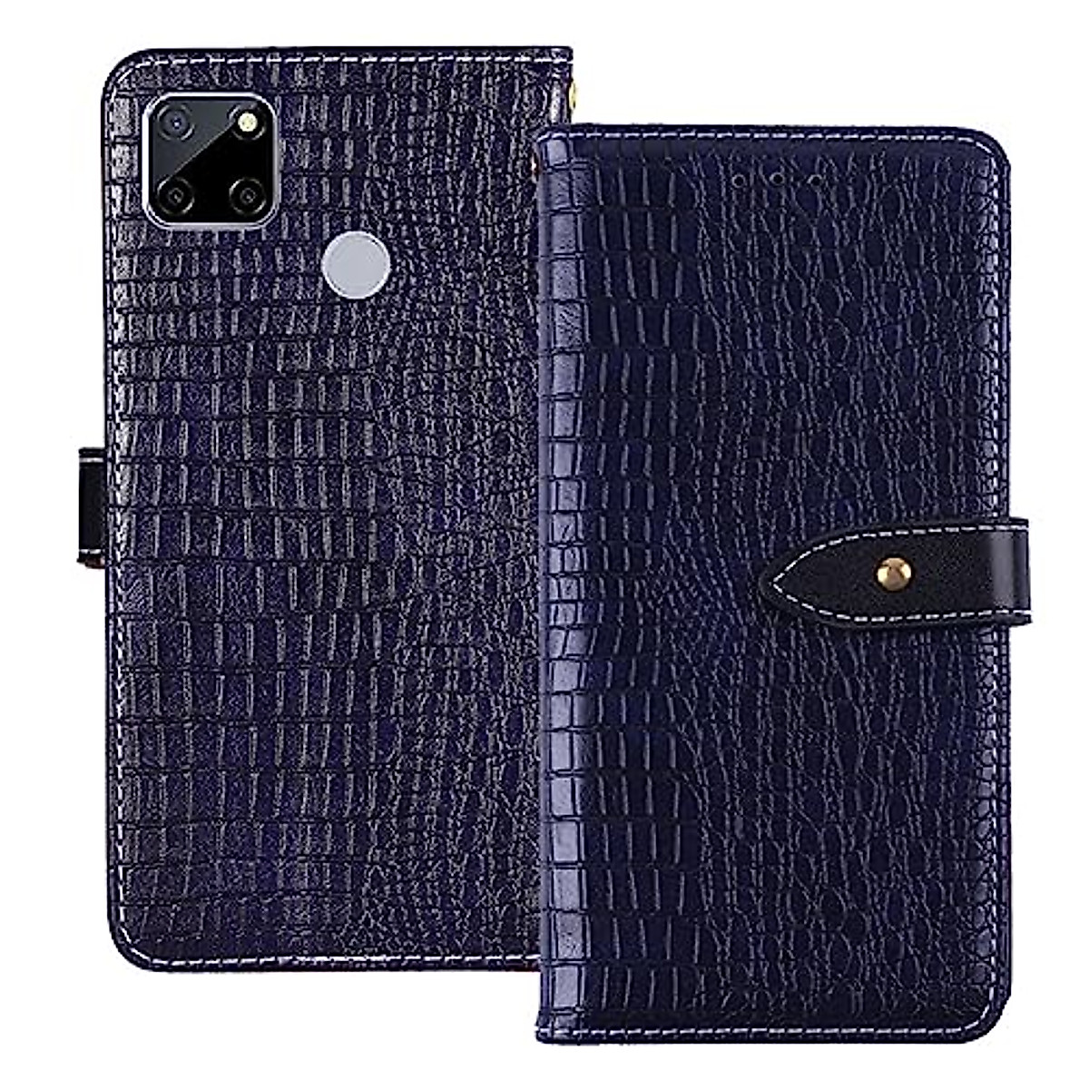 YZKJSZ Wallet Case for Motorola ThinkPhone Flip PU Elegant Retro Leather Case with Magnetic Closure Credit Card Slots and Stand Protective Cover for Motorola ThinkPhone (6,6") - SBlue