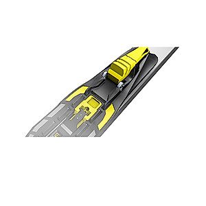 FISCHER Unisex Adults Race Skate Step-in Tool Free IFP High-Performance Nordic Cross Country (XC) Black/Yellow Bindings
