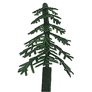 HAOHIYO Evergreen Trees for Cake and Cupcake Decorating (12-Pack)