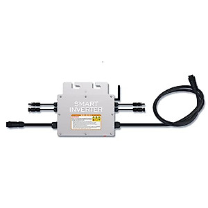 Y&H 600W Grid Tie Micro Inverter with WiF Communication Waterproof MPPT Stackable DC30-60V Solar Input AC110V 220V Auto Pure Sine Wave Output for 30V 36V PV Panel