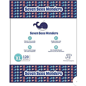 Baby Diapers | Baby Stuff for Newborn | Diapers | Sizes 1-2-3-4 | 4- XLarge 120 Ct