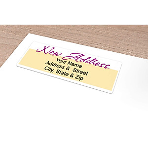 Stonehouse Collection New Address Return Address Labels, 90 Labels, 30 Sheets, 1 x 2.75 inches, Change of Address Label (We've Moved)