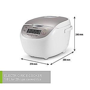 Panasonic SRJMY188 10 Cup Electronic Rice Cooker/Warmer, Champagne Gold