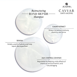 Alterna Caviar Anti-Aging Restructuring Bond Repair Shampoo, 16.5 Fl Oz (Pack of 1)