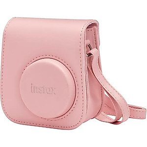 Fujifilm Instax Mini 11 Instant Camera Accessory Kit (Blush Pink) with Case, Instax Mini Film (2 Pack) and Instax Mini Sky Blue Film