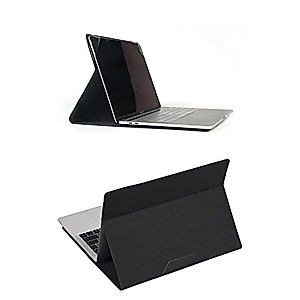 Honeycase Cover for 13.3” Samsung Galaxy Book3 360 & Galaxy Book2 Pro/Pro 360 & Book Pro 360/Pro 360 & Galaxy Book Flex/Flex Alpha/S/Ion 13 inch Laptop,PU Leather Slim Shell Case,S002-13-Black