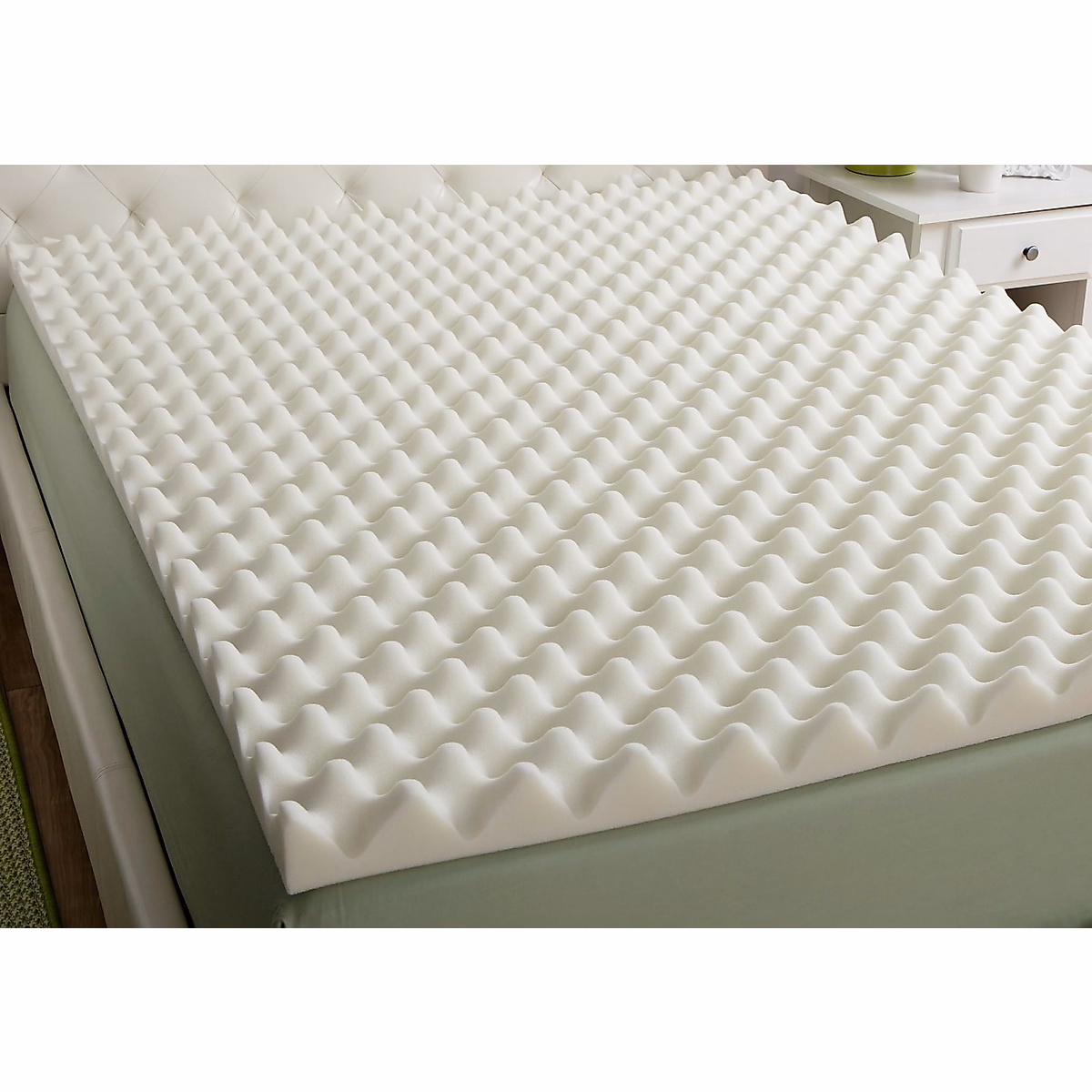 SINCERE Custom 2"-3 in-4 inch Foam Mattress Topper, Cut to Twin Full Queen King Size Bed Topper, Soft Firm Mattress Pad for Sleeper Sofa Couch RV Chair Cushion Pillow Top, Soundproof Foam Sponge