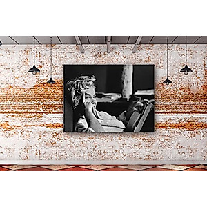 SpiritualHands - Marilyn Monroe Wall Art Canvas & Poster, Trendy Wall Decor, Girly Makeup Room Decor, Framed Vintage Wall Art , Vogue Poster, Art & Room Posters, Chanel Pictures Wall Decor for Bedroom (Marilyn Monroe Book, 8" x 12" - Ready to Hang)