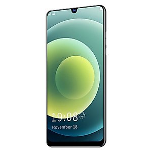 Tbest Unlocked U Landvo Ip12 Pro 6.26In Screen Face Recognition Dual Card Dual Standby Smart Phone 1 8Gb Black (Black)