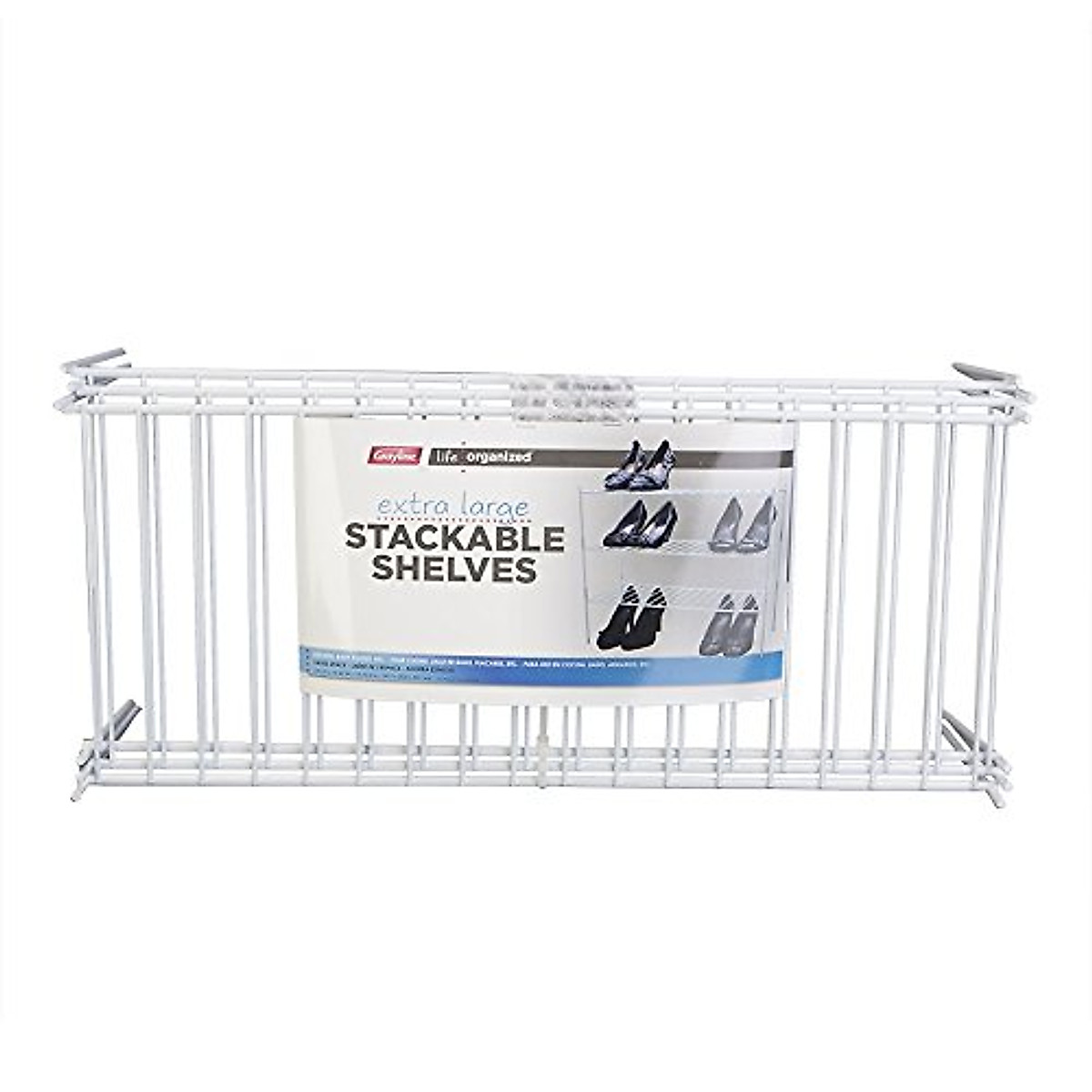 Grayline 40186, Extra Large Triple Stackable Shelves, White