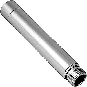 Shower Head Extender, 4 Inch Shower Extension Arm Chrome Finish Shower Arm Extension Brass Shower Head Extension, Shower Pipe Extension Stainless Shower Arm Extender