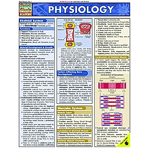Physiology QuickStudy Laminated Reference Guide (QuickStudy Academic)