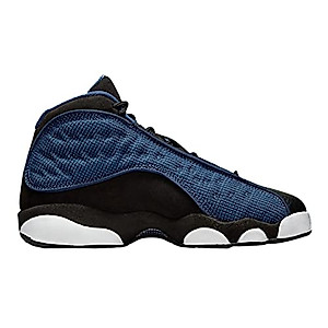Jordan Boy's Air Jordan 13 Retro (Big Kid) Navy/University Blue/Black/White 5.5 Big Kid M