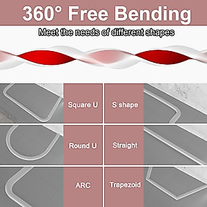 Hzetuu 39Inch Shower Threshold Water Dam Collapsible Shower Water Guard Blocker Self-Adhesive Silicone Shower Water Dam Shower Splash Guard for Kitchen Countertop Sink, Cooktop, Bathroom Tub