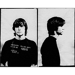 ConversationPrints KURT COBAIN MUG SHOT GLOSSY POSTER PICTURE PHOTO mugshot nirvana rock star