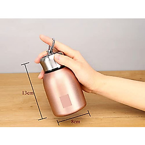 Stainless Steel Water Bottle, Mini Vacuum Insulated Water Bottle Leakproof Vacuum Flask for Women Kids Sport Tumbler Cup Hot and Cold Coffee Travel Mug 10 OZ