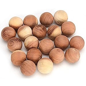 Venxic 100 Pack Aromatic Cedar Balls for Shoes Clothes Storage Fresh