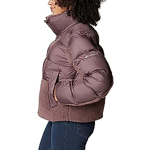 Columbia Women's Leadbetter Point Sherpa Hybrid, Basalt, Medium
