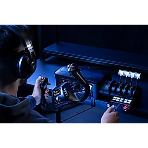 Turtle Beach VelocityOne Flight Universal Control System - Xbox Series X & Xbox Series S, Xbox One & Windows 10 & 11 PCs with Yoke Handle, Throttle Quadrant, Trim Wheel & Rudder Controls