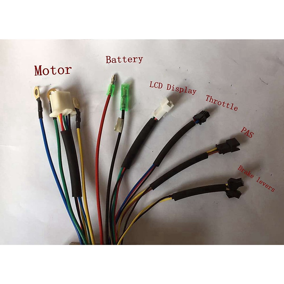 NBpower Ebike Controller 36V/48V 25A Brushless DC Sine Wave Controller, with Regenerative Function for Electric Bike