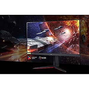 LG 32GN550-B 32 Inch Ultragear VA Gaming Monitor with 165Hz Refresh Rate/FHD (1920 x 1080) with HDR10 / 1ms Response Time with MBR and Compatible with NVIDIA G-SYNC and AMD FreeSync Premium (Renewed)