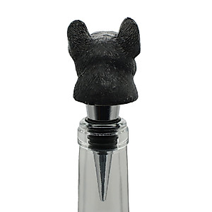 Labrador Retriever Dog Wine Bottle Stopper Decor Gift for Christmas,Thanksgiving,Black