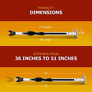 Buddybar Door Jammer Home Security Door Bar