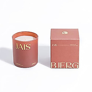 Bjerg Candles- Premium and Contemporary Scented Soy Wax Candle 8.11 oz (Bjerg Jais - Rose & Oud Scent)