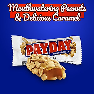 Payday Peanut Caramel Candy Bar Pack – Jumbo Size (32 Count)