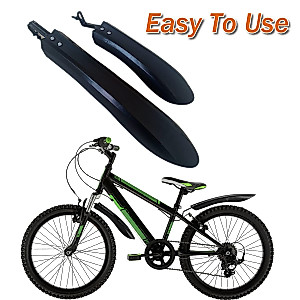 TXMACHINE Mountain Bike Fender Bike Mudguard Set for 24'' 26'' 28" with 1 Bicycle Front and 1 Rear Fenders (1 Set)