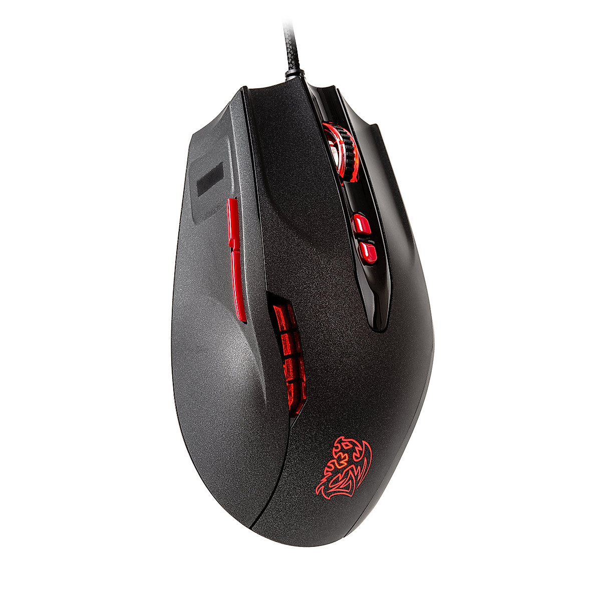 Tt eSPORTS MO-BKV-WDLGBK-01 Black FP Biometric Laser Gaming Mouse