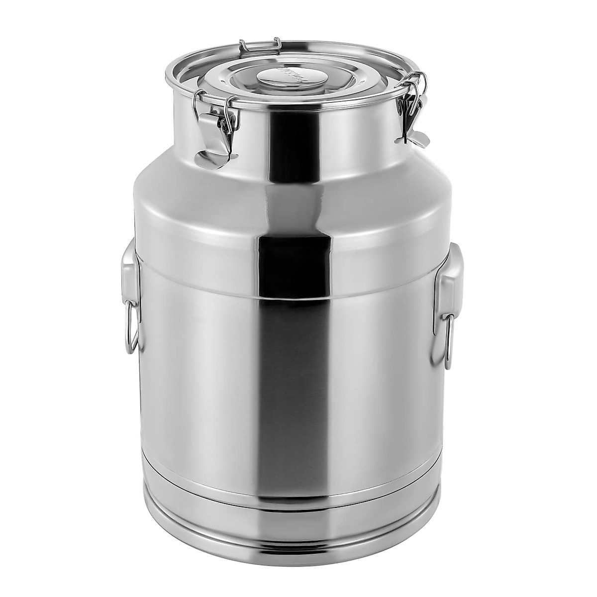 28 Liter Milk Can 304 Stainless Steel Milk Bucket 7.4 Gallon Wine Pail Bucket Heavy Duty Milk Can Tote Jug with Sealed Lid for Milk and Wine Liquid Storage