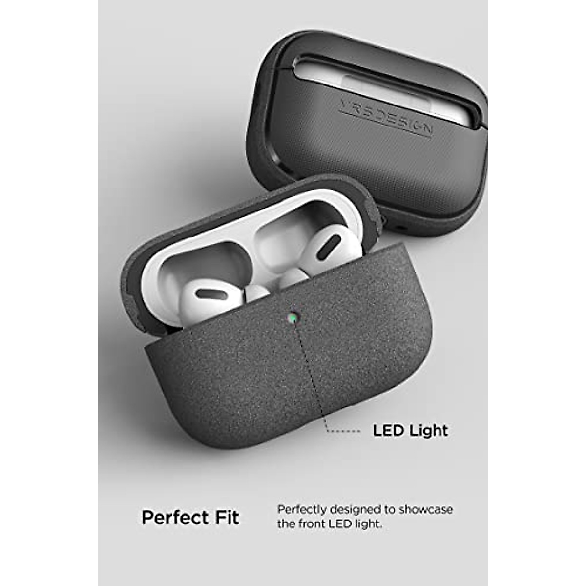 VRS Design Modern Airpods Pro Case for Apple Airpods Pro 2nd Generation (2022) (Sand Stone) [US Patent Registered]