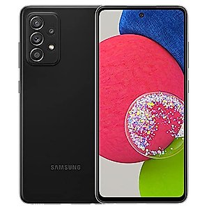 Samsung Galaxy A52 (5G) 128GB A526U 6.5" Display Quad Camera Smartphone - Black (Renewed) (AT&T Unlocked)