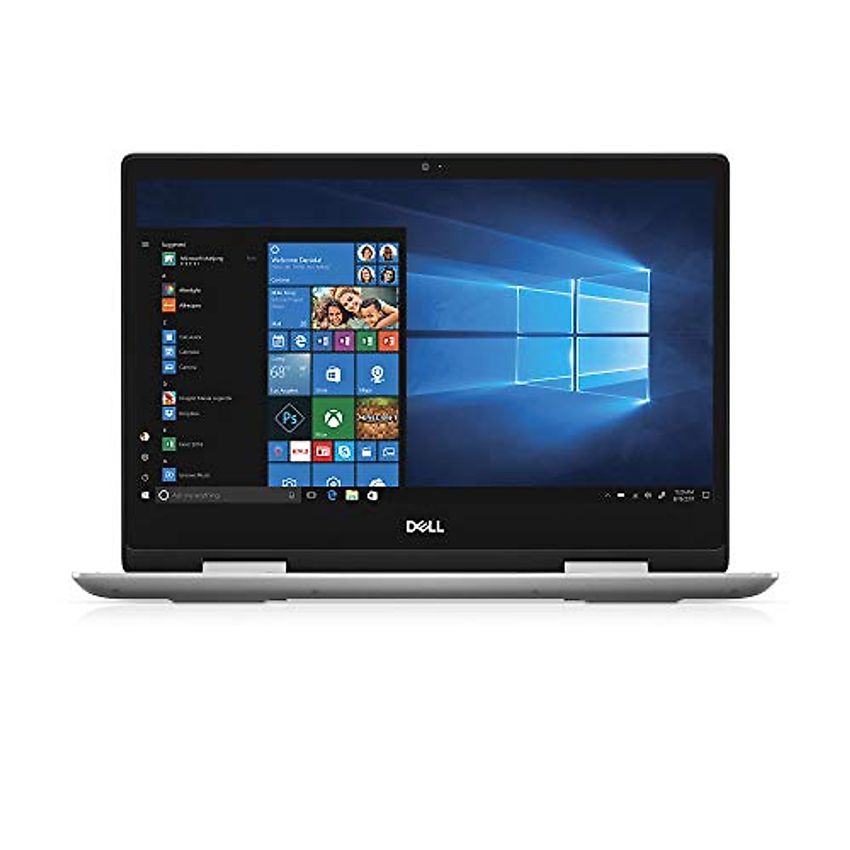Dell Inspiron 2-in-1 Laptop LED-Backlit Touch Display, i7-8565U, 8GB 2666MHz DDR4, 256 GB m.2 PCIe SSD, 14", Silver, Alexa Built-In (i5482-7069SLV-PUS)
