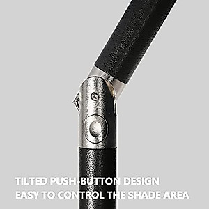 Patio Tree Sunbrella 9Ft Aluminum Market Umbrella Outdoor Patio Table Umbrellas with Ventilation and 5 Years Non-Fading Sunbrella 100% Acrylic Fabric