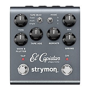 Strymon El Capistan V2 dTape Echo Guitar Pedal for Electric and Acoustic Guitar, Synths, Vocals and Keyboards